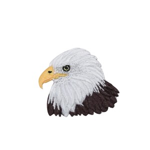 Eagle - Bird - American Bald Eagle - Iron on Applique Patch - Crafts - Patriotic - Etsy
