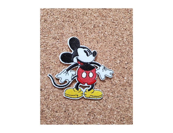 Mickey Mouse Cool Classic Side View Retro Embroidered - Etsy