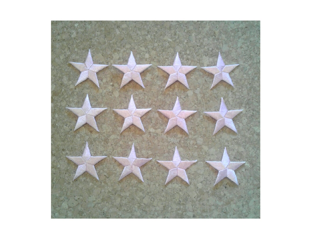 ONE DOZEN - 12 - Stars - Light Pink - Crafts - School - Baby Girl ...