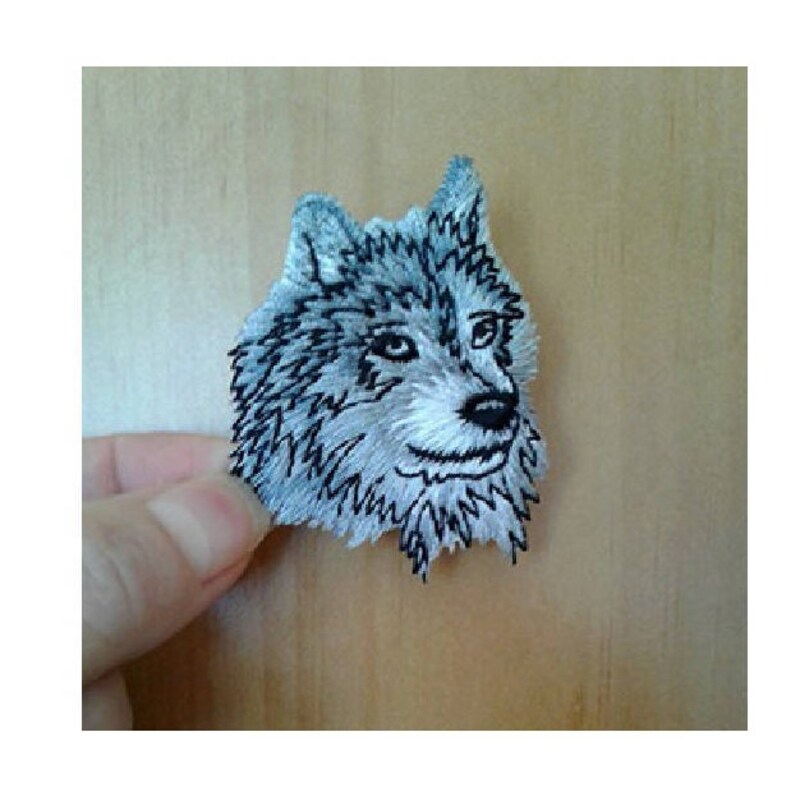 Wolf Applique - Etsy