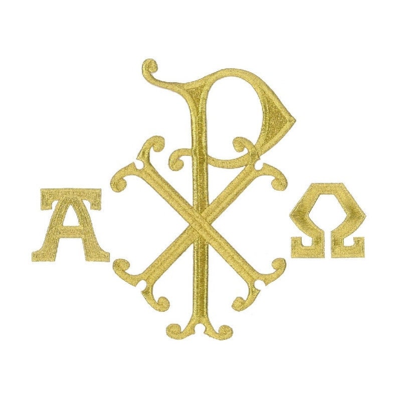Church Alpha & Omega Chi-rho Christogram Liturgical | Etsy