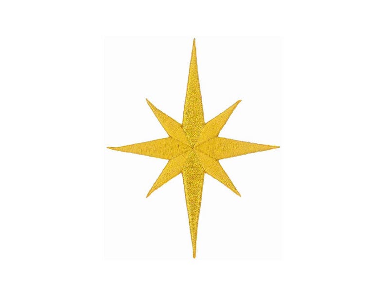 4"h - Christmas - Nativity - Star- Liturgical - Vestment - Banners ...