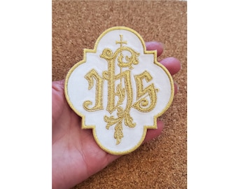 IHS Iota-eta-sigma Christogram W/ Latin Cross Vestment - Etsy