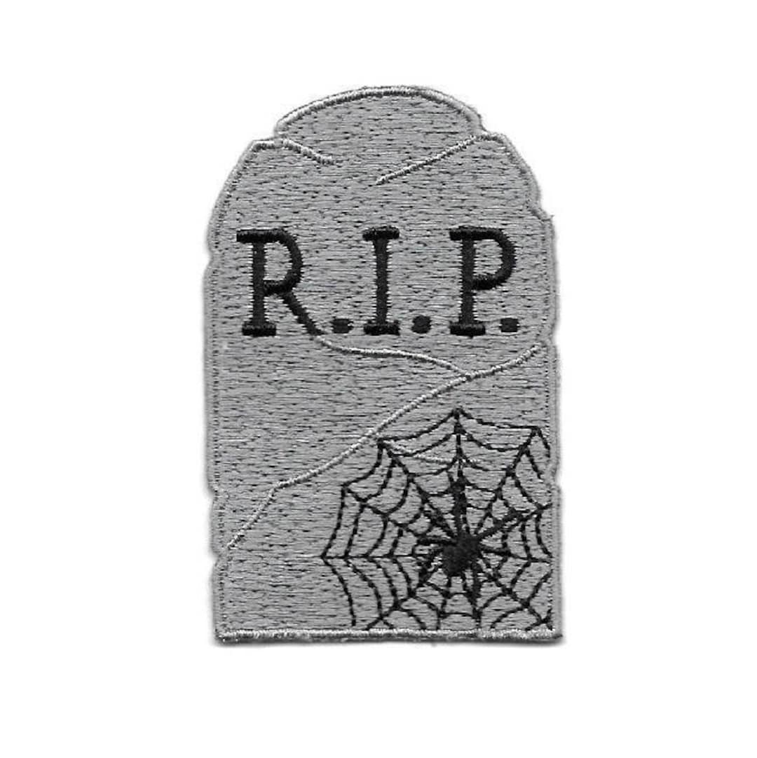 Tombstone Spider Spiderweb Halloween RIP Grave - Etsy