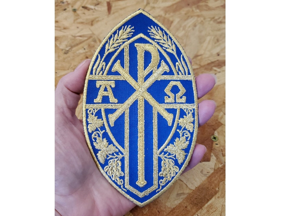 Chi-rho Christogram - Alpha and Omega - Stoles - Clergy - Iron on Patch ...
