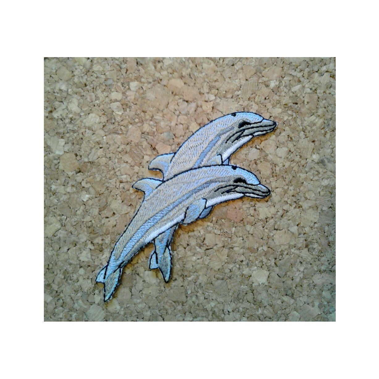 Dolphin - Dolphin Pair - Ocean - Aquarium - Embroidered Iron on Patch ...