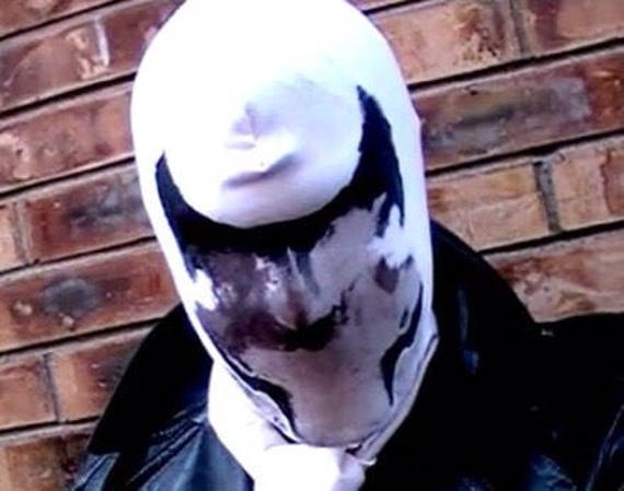 Rorschach mask with REAL moving inkblots | Etsy
