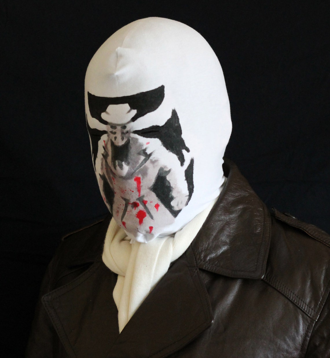 Rorschach Mask Moving Inkblots Bloodsplatter Before Watchmen Inspired ...