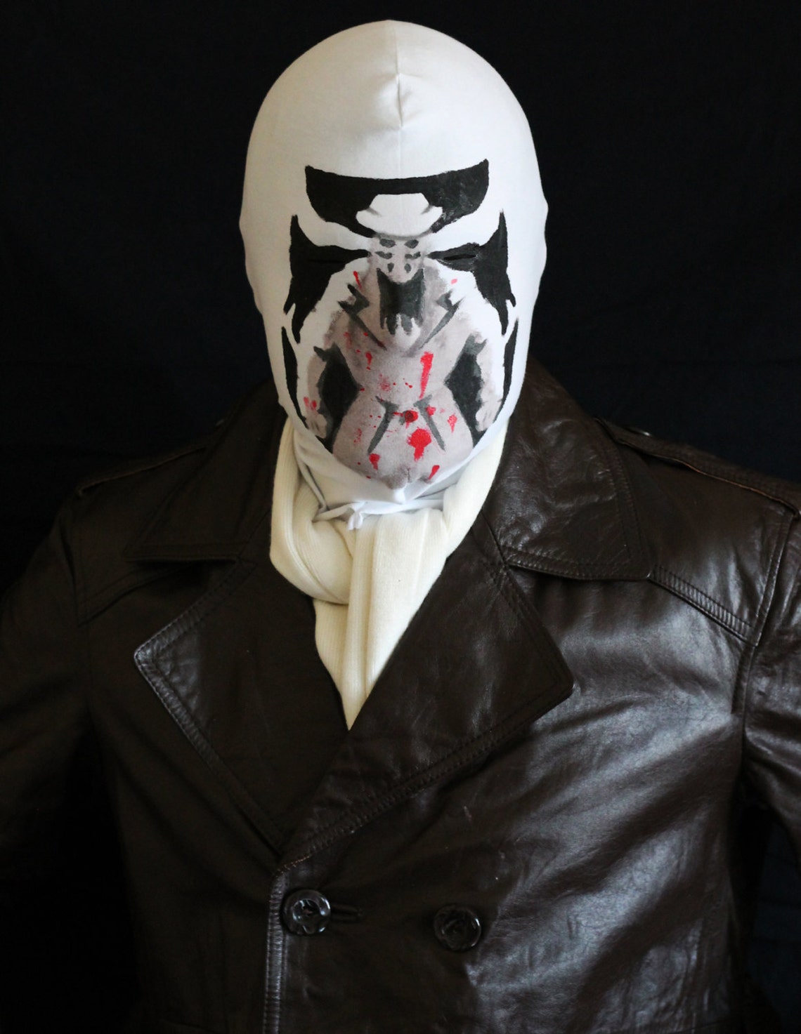 Rorschach Mask Moving Inkblots Bloodsplatter Before Watchmen Inspired ...