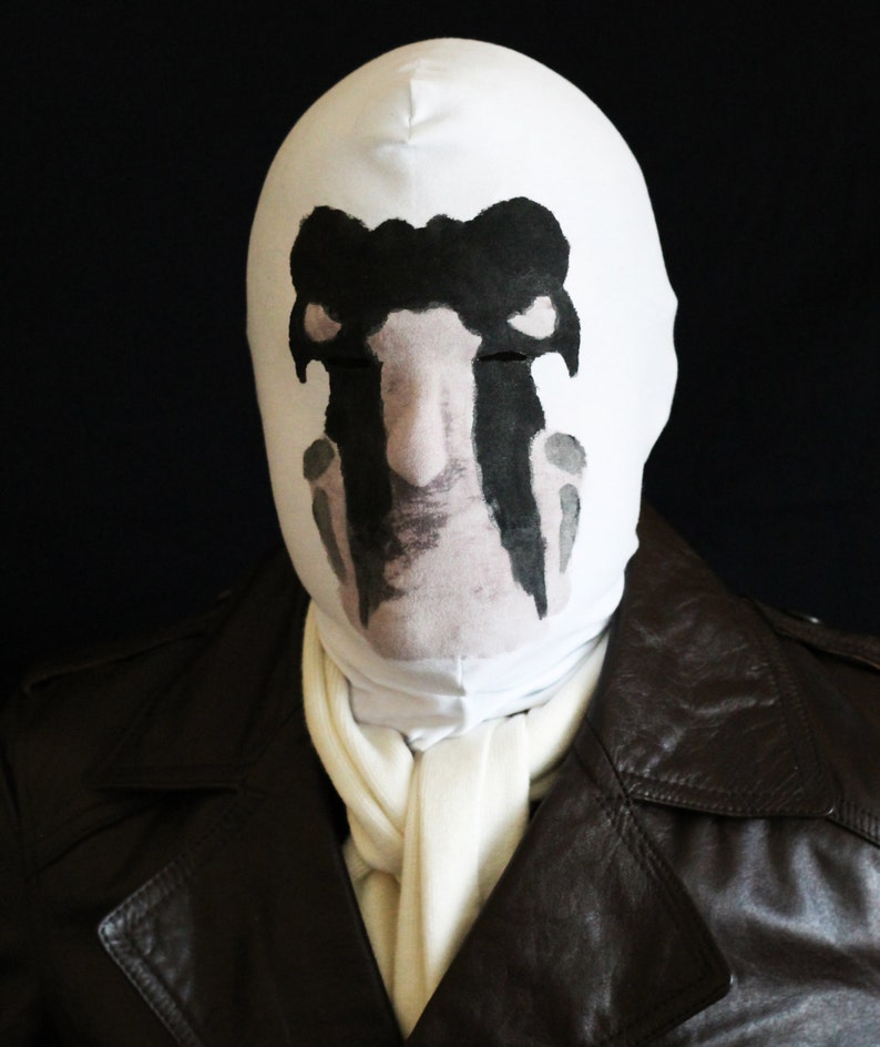 Rorschach Mask With REAL Moving Inkblots - Etsy
