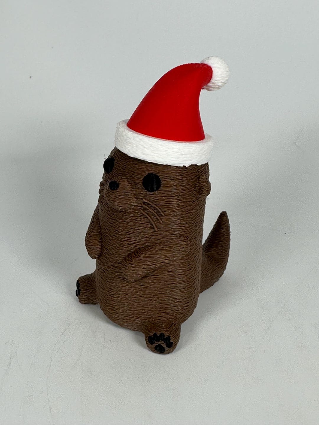 Otto the Christmas Otter - Etsy