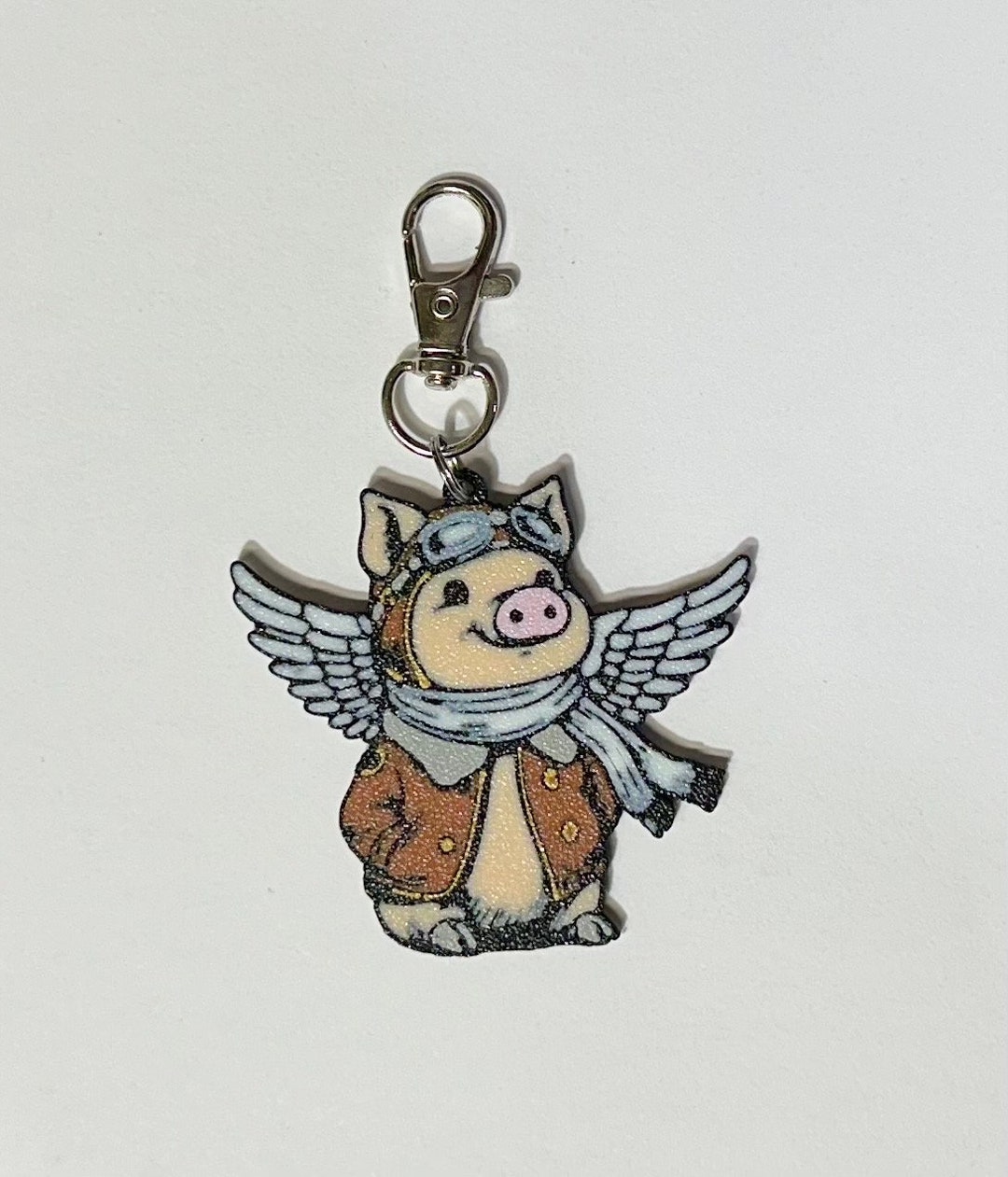 Dream Big Flying Pig (keychain) - Etsy