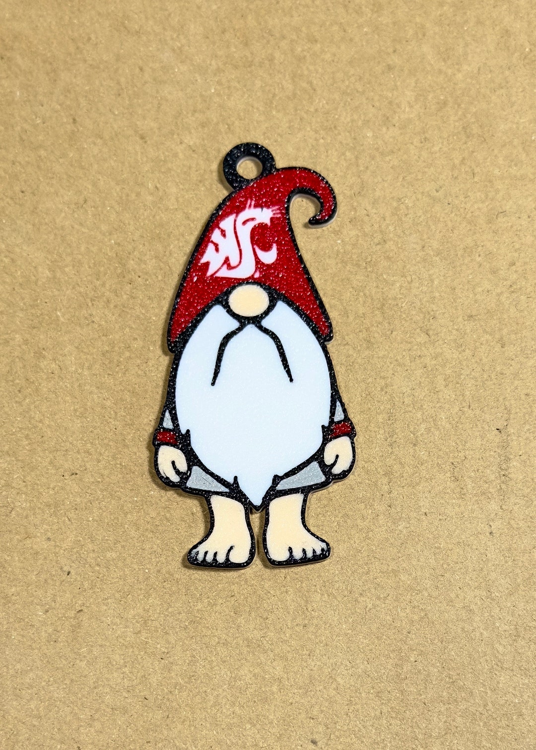 Wilfred the Washington State University Fan Garden Gnome Keychain. - Etsy