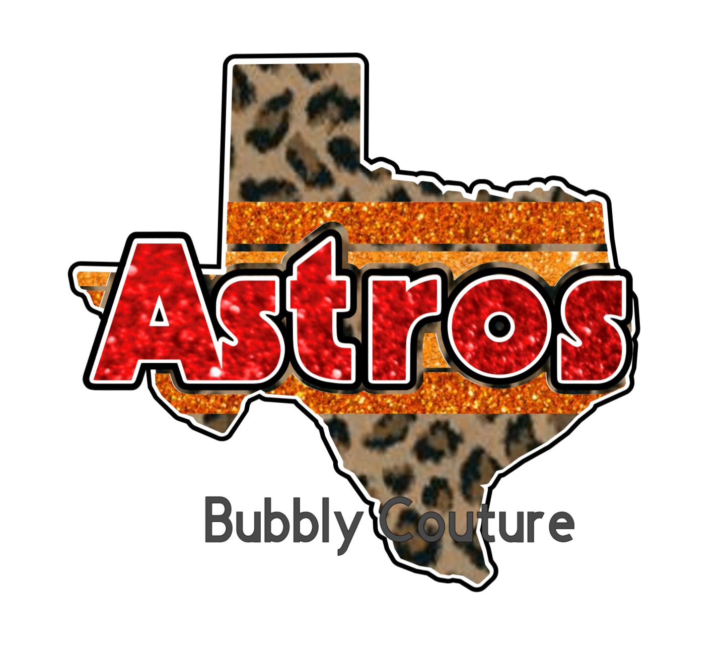 Astros Leopard Texas PNG - Etsy