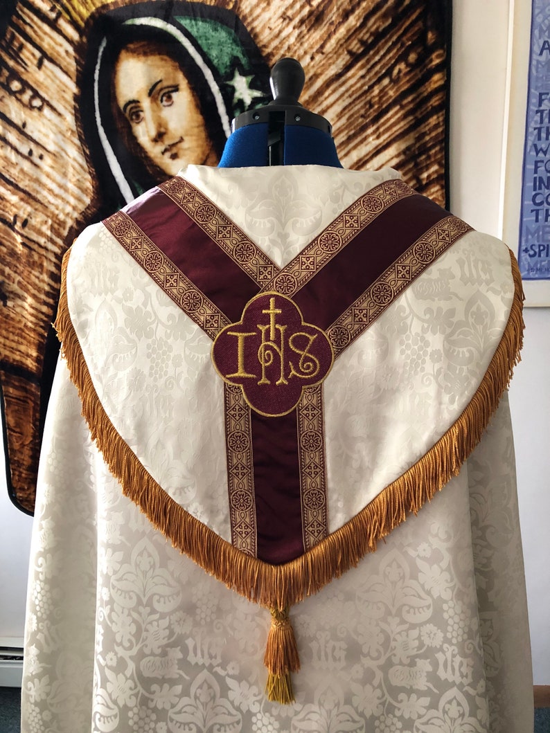 IHS Embroidered Patch for Vestment Stole Monstrance Burse - Etsy