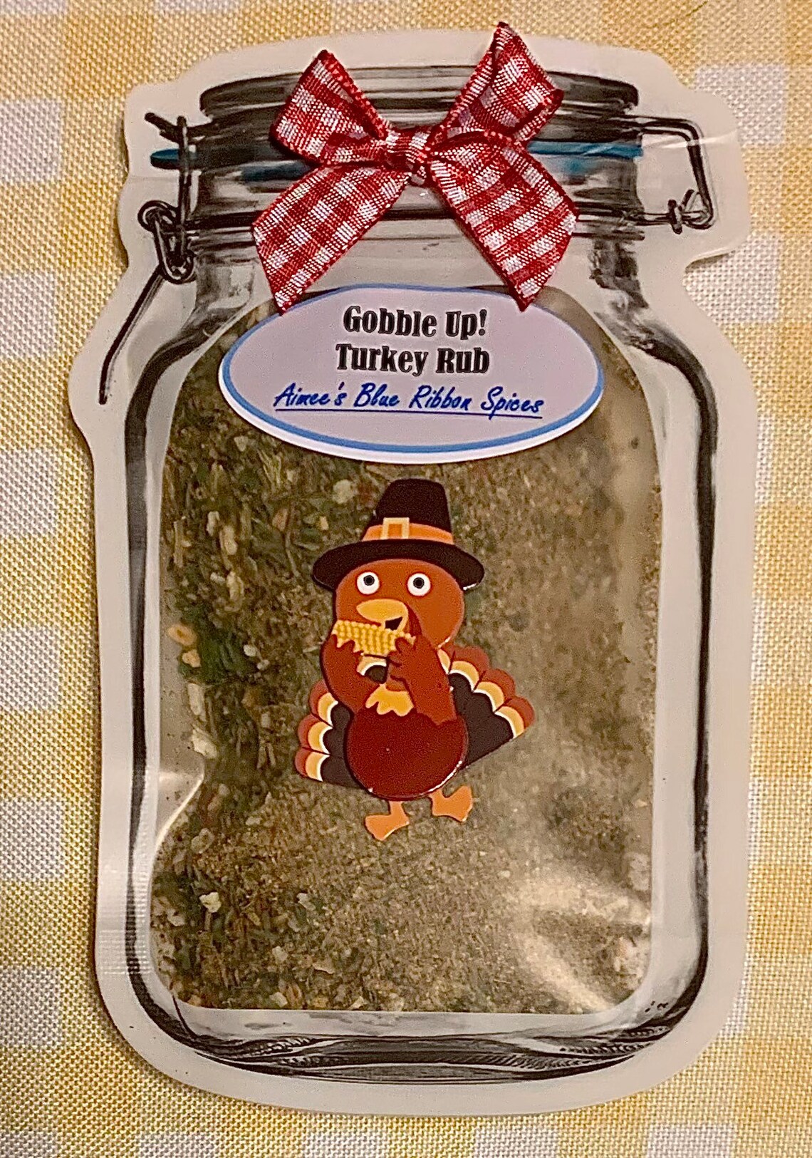 Gobble up Turkey Rub Spice Seasoning Mix ~ Thanksgiving Meal ~ Poultry ...
