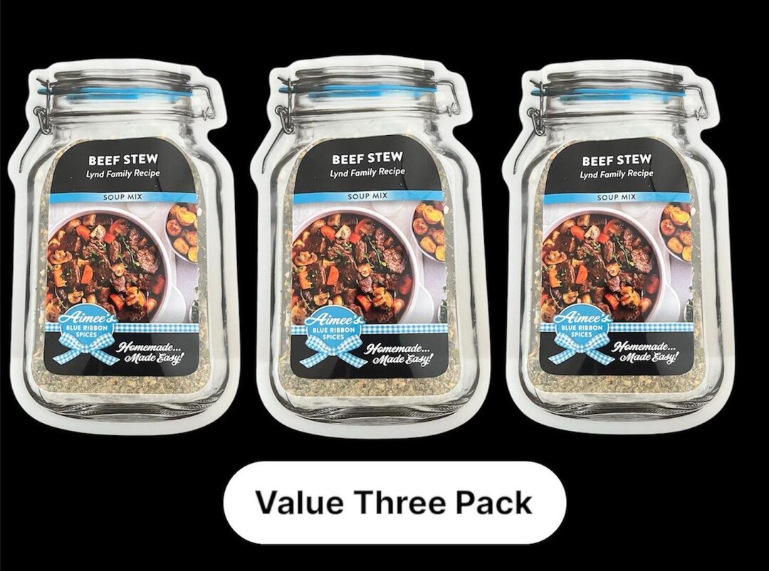 Beef Stew Spice Mix value Three Pack Bulk Savings - Etsy
