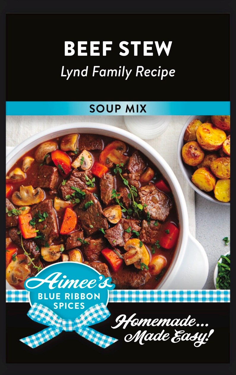 Beef Stew Meal Spice Seasoning Mix ~ Lynd Family Recipe - Dinner Family ...