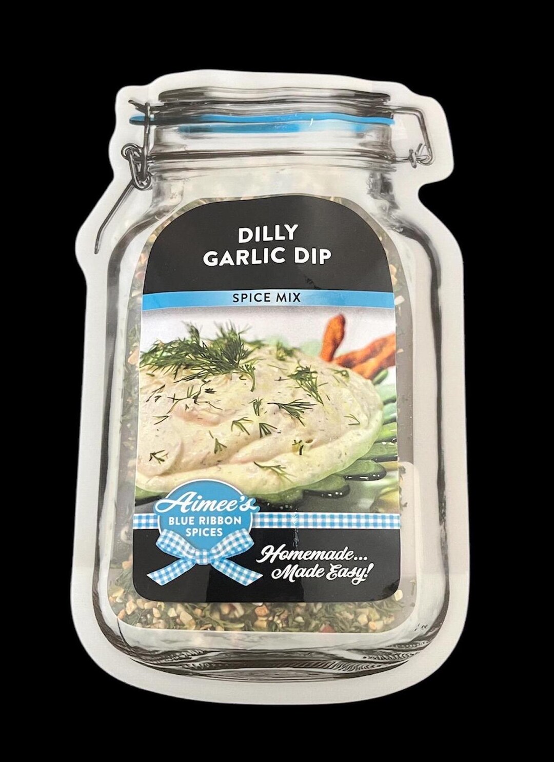 Dilly Garlic Dip Mix** Original Recipe Spice Seasoning Mix ~ # 1 Top ...
