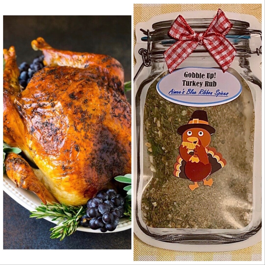 Gobble up Turkey Rub Spice Seasoning Mix ~ Thanksgiving Meal ~ Poultry ...