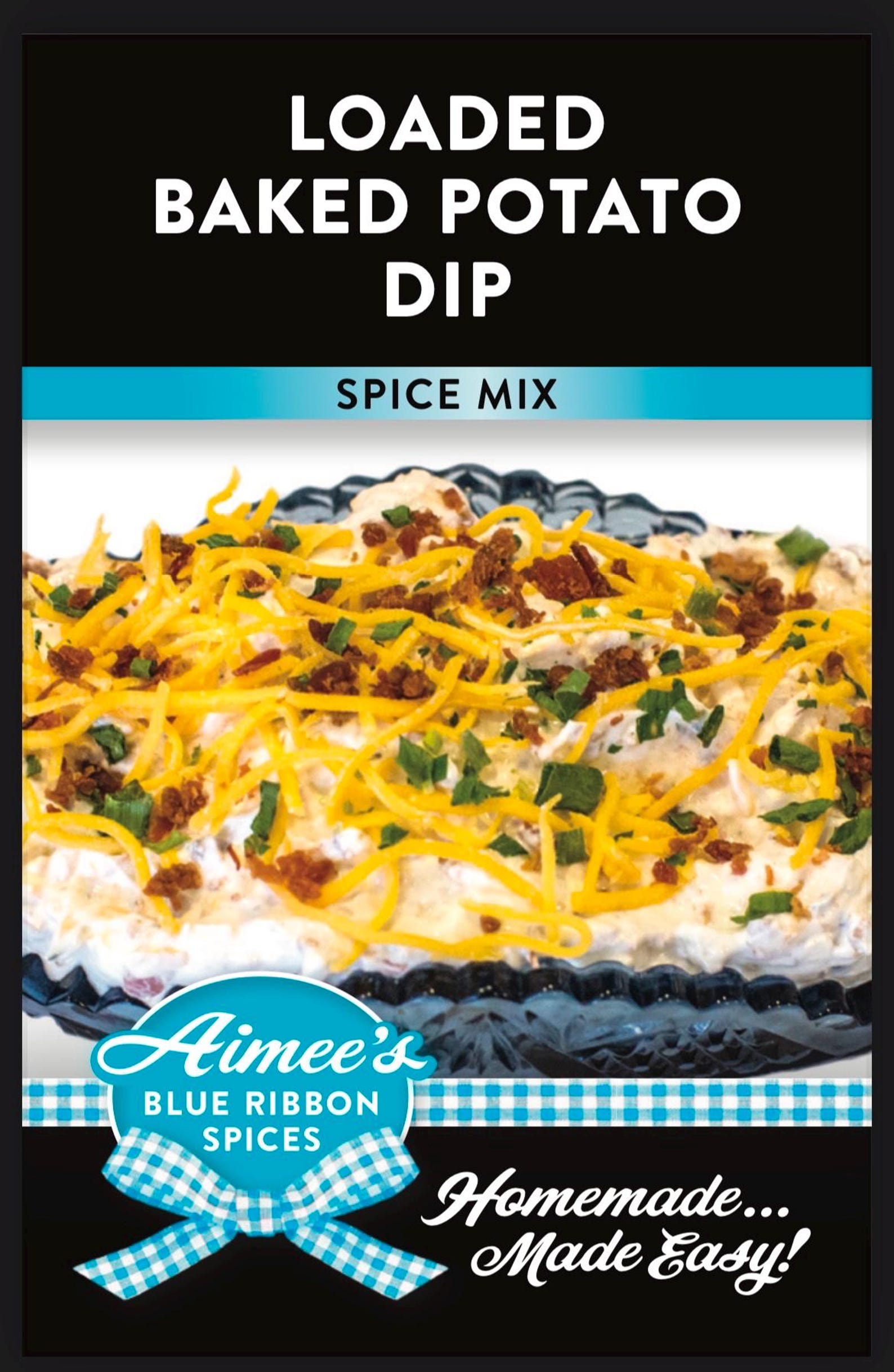 Loaded Baked Potato Dip** Spice Seasoning Mix ~ Chip Dip Packet Family ...