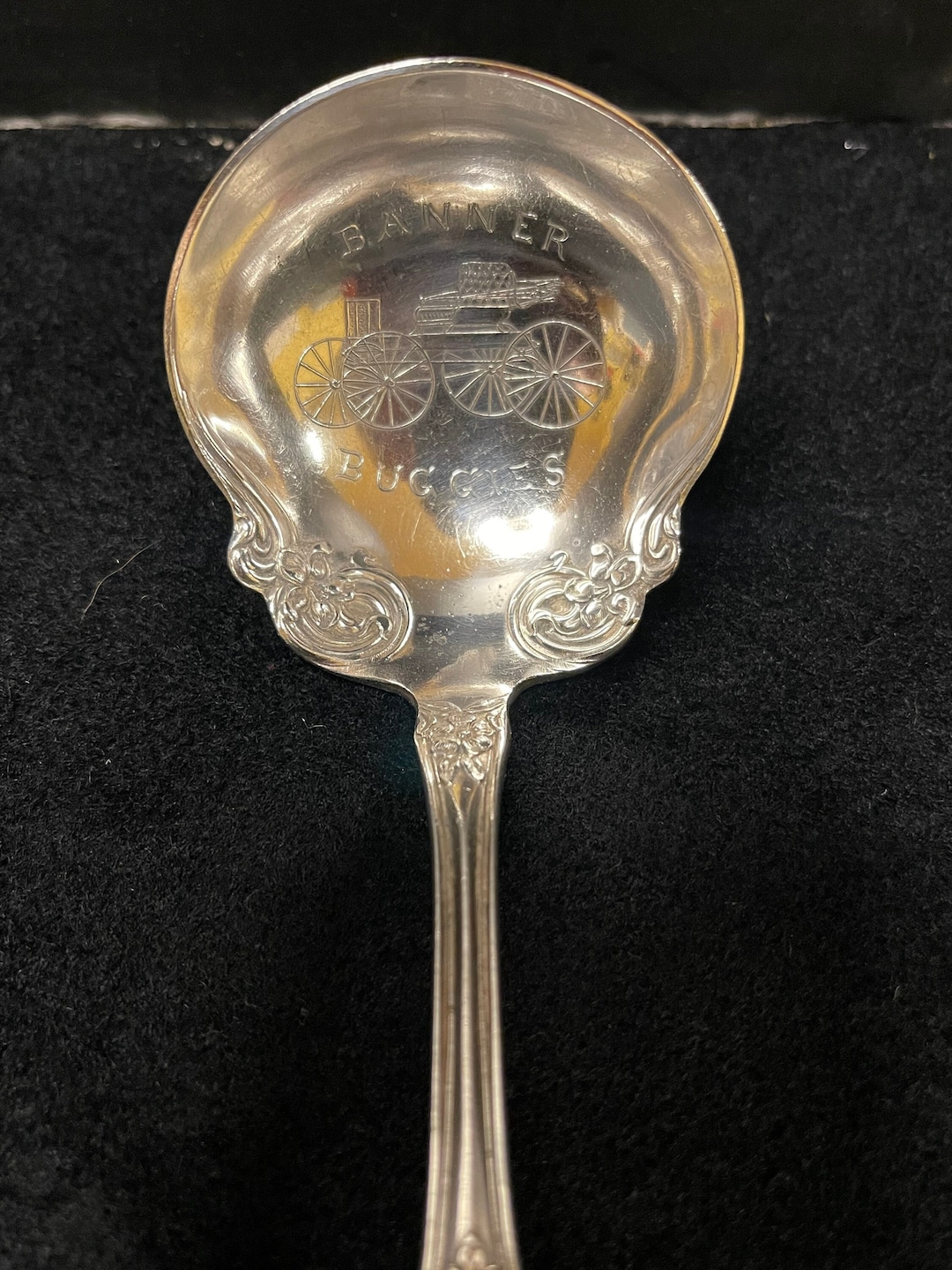 Banner Buggies Silverplate Gravy Ladle - Etsy