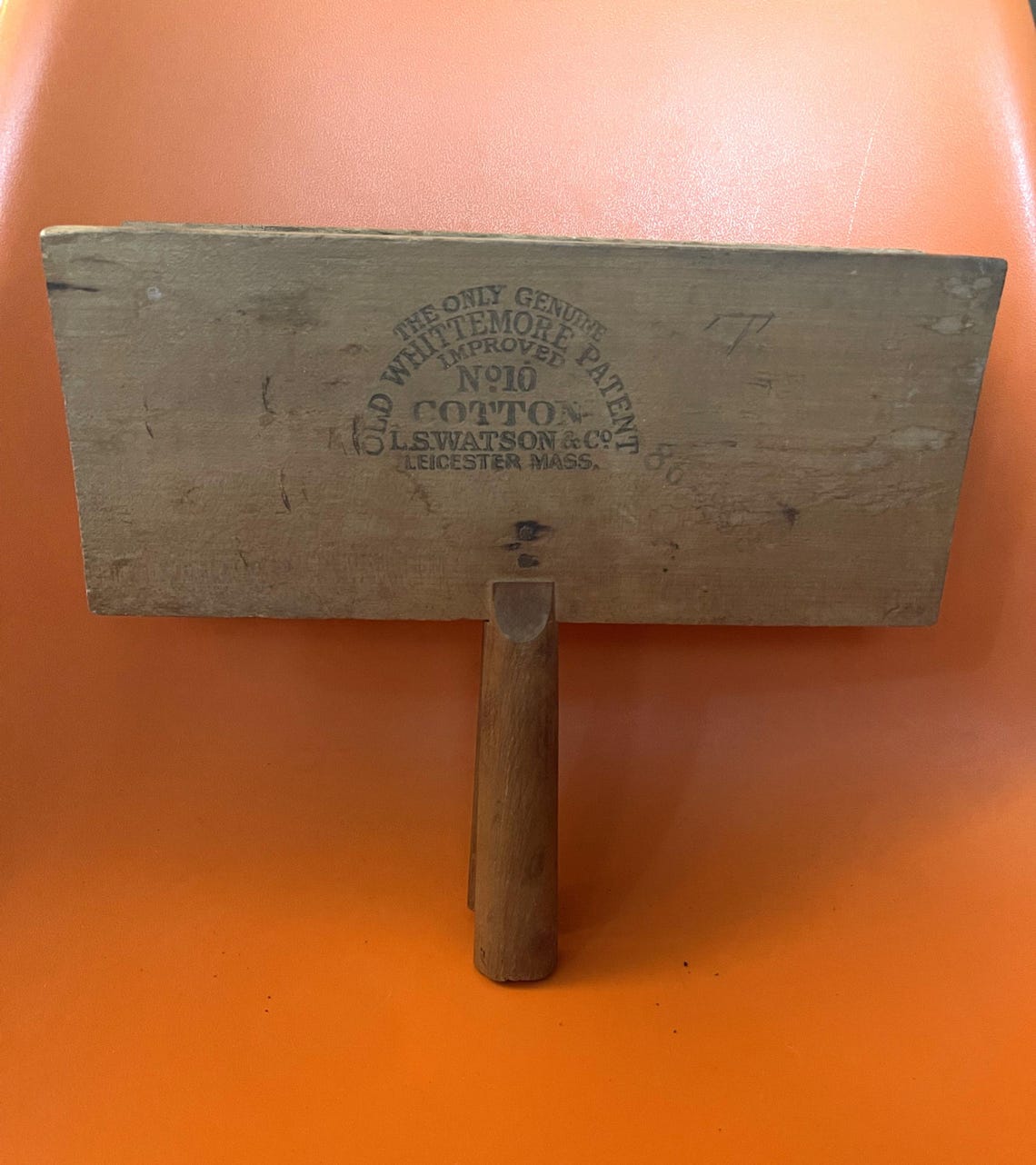 LS Watson & Co Antique Whitemore Carding Paddles - Etsy