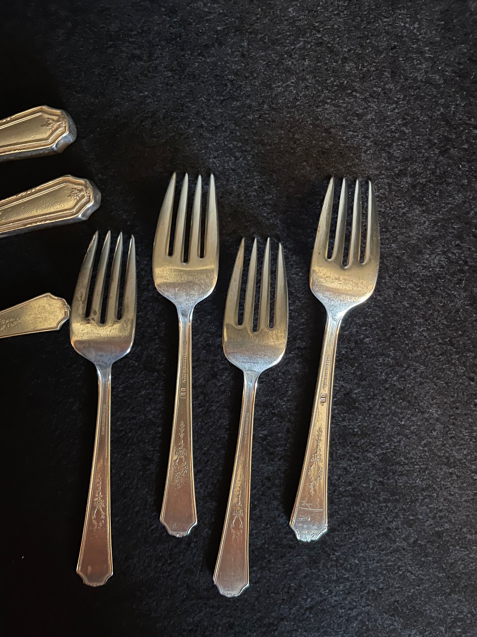 1847 Rogers Bros Ancestral Silverplate Flatware - Etsy