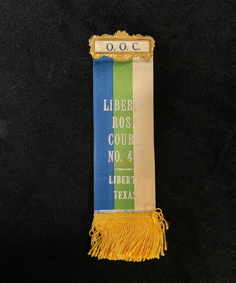 Order of Calanthe Liberty Rose Court Ribbon Badge - Etsy