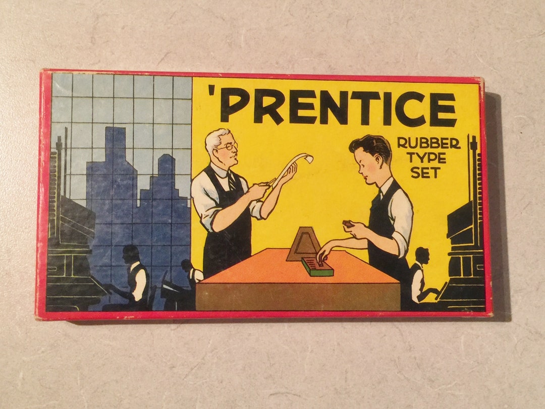Vintage Prentice Rubber Type-set Superior Set - Etsy
