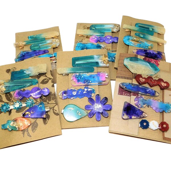 Resin Hair Clip - Etsy Canada