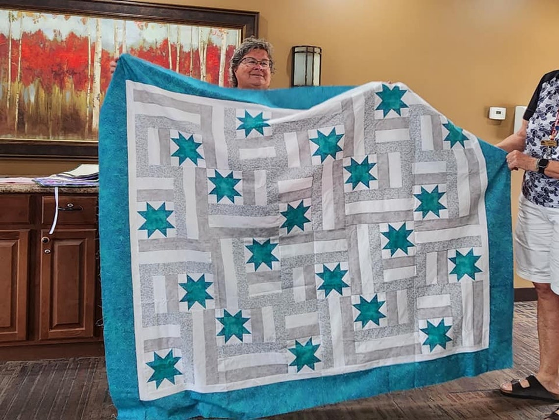 4th of July Quilt Pattern, Quilt of Valor, Stars and Stripes, Batiks ...