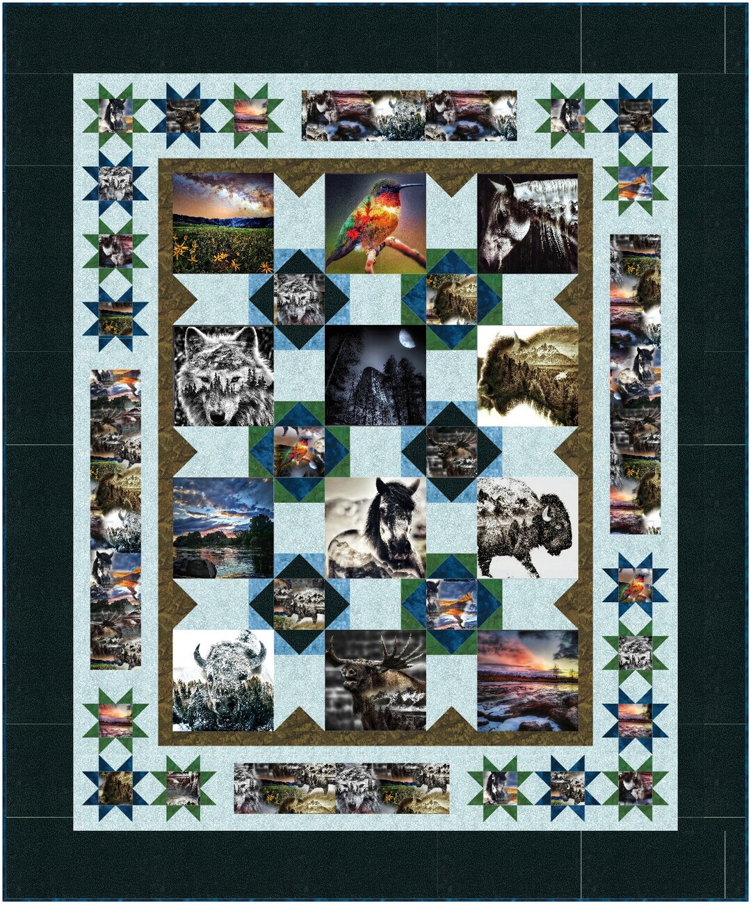 Wild World Quilt Pattern. Hard Copy. - Etsy