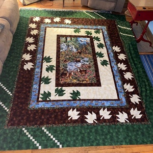 Scattered Leaves, Quilt Pattern - Queen, Twin, Throw Sizes. - Etsy Canada