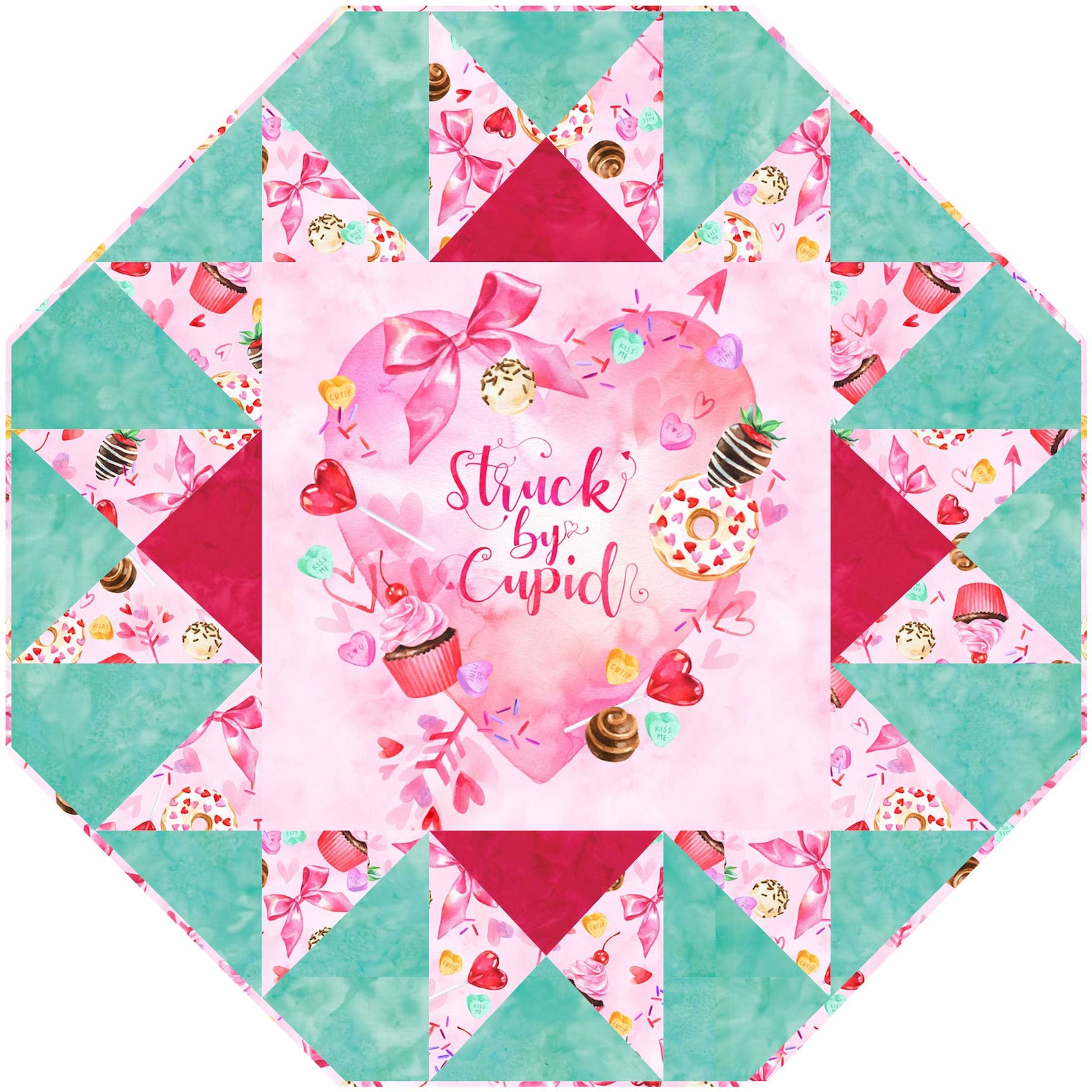 Centerpiece Quilt Pattern directions the Fabric Addict - Etsy