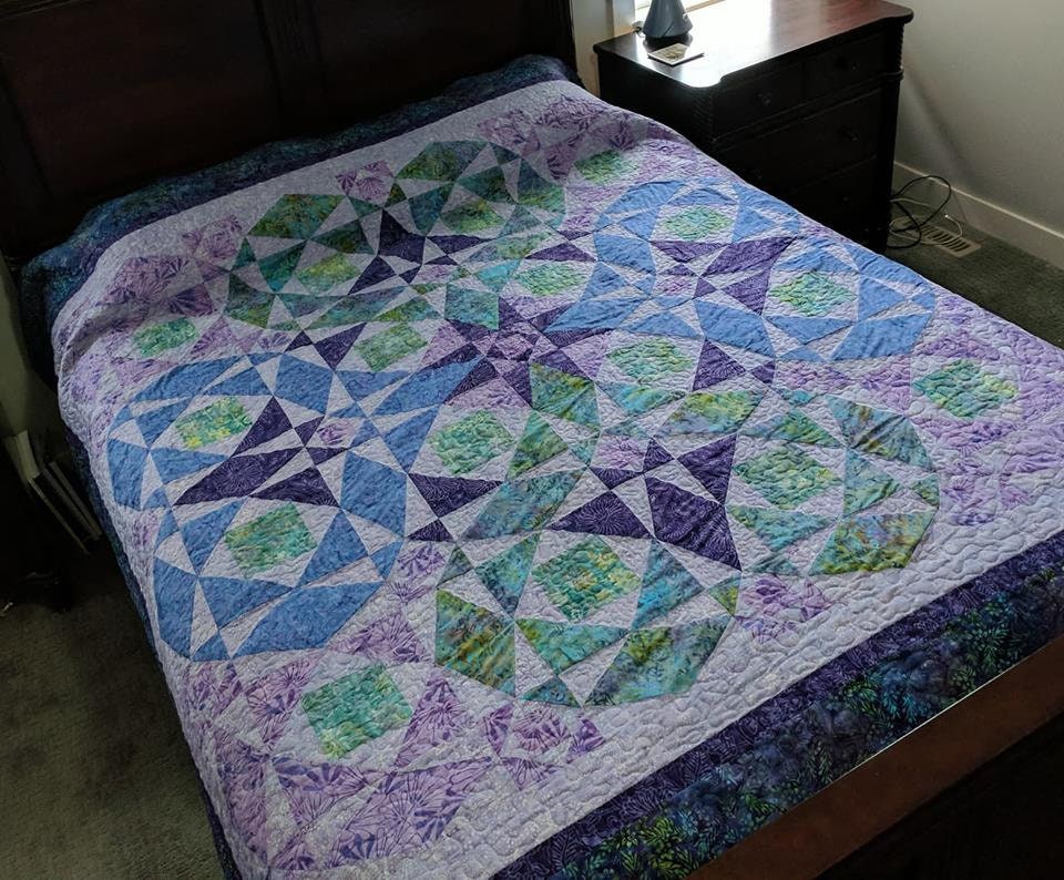 Forever Quilt Pattern PDF Large Queen and Large Throw | Etsy