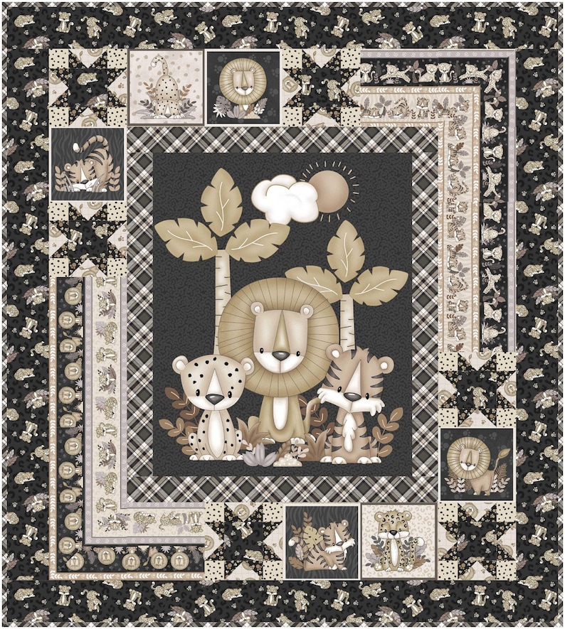 Panel Cut up Quilt Pattern. Digital Copy. - Etsy