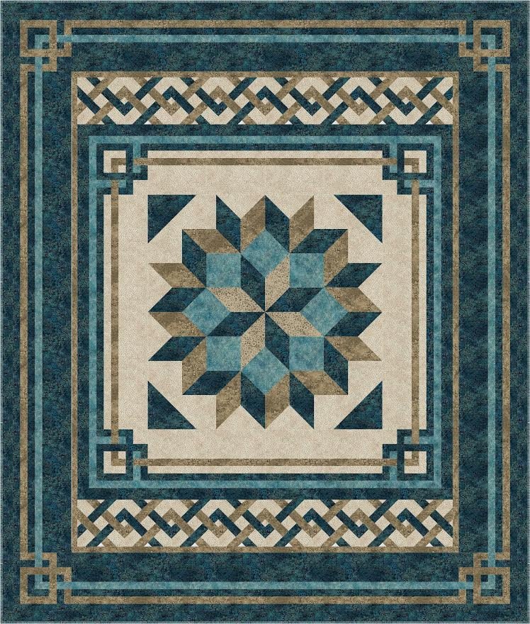 Carpenter's Square Quilt Pattern Queen Throw Twin - Etsy Canada
