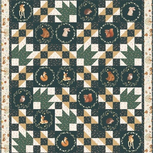 A Walk in the Woods, PDF Quilt Pattern, Directions - Etsy