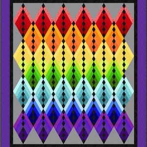 Diamond Drops Quilt Pattern. Hard Copy. - Etsy