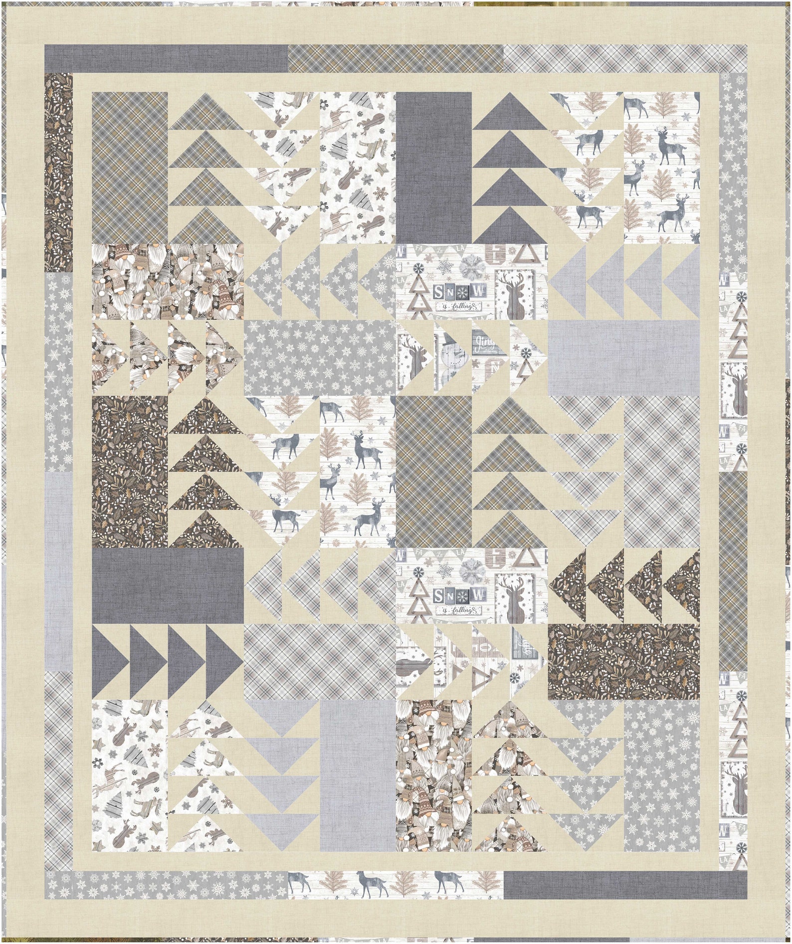 Rush Hour Quilt Pattern Batiks Timeless Treasures Easy | Etsy