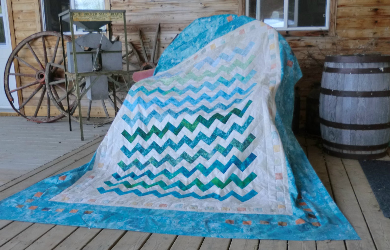 Strip Easy Chevron Queen Quilt Pattern Hard Copy - Etsy