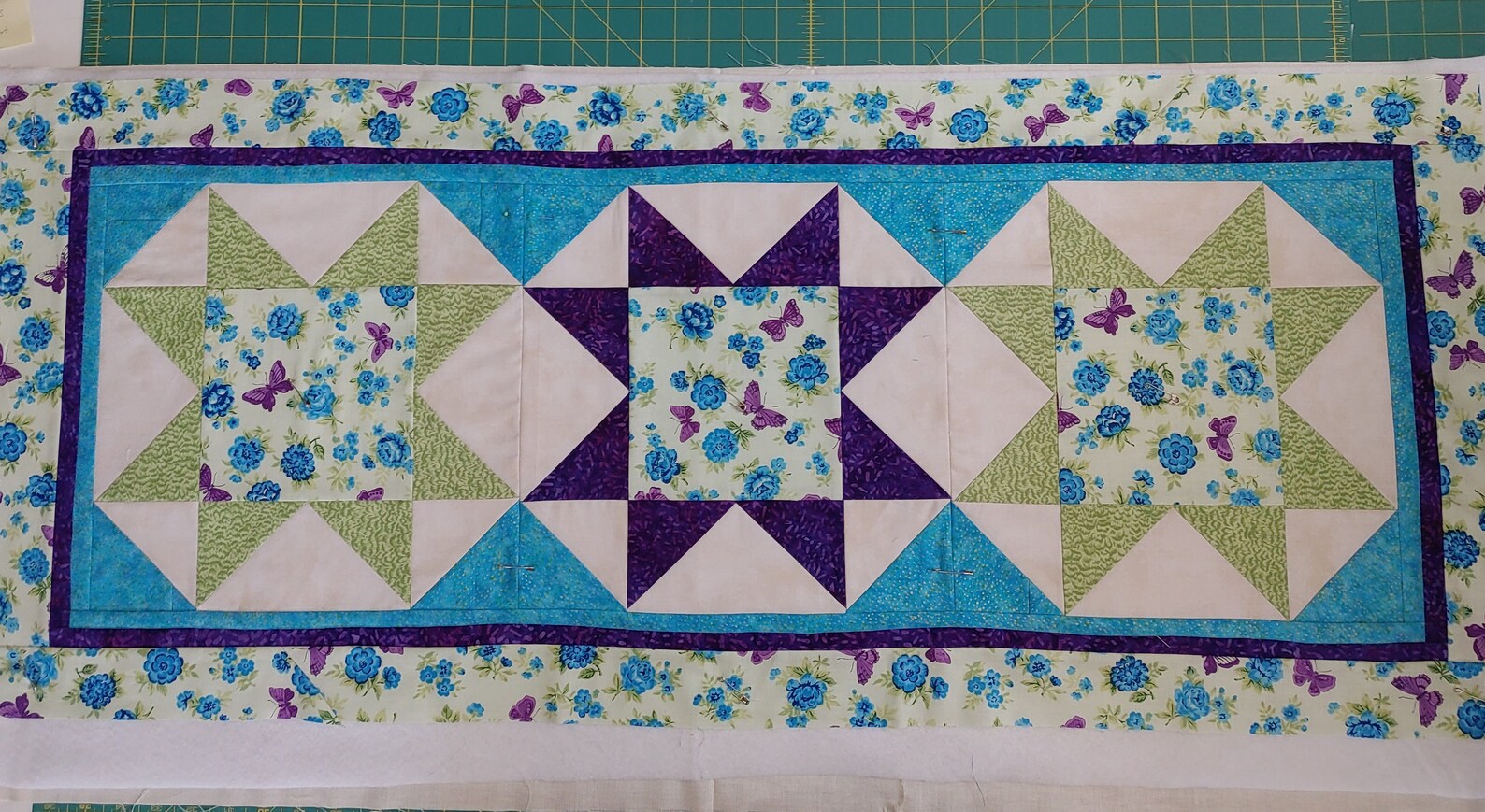 Easy Stars Runner Quilt Pattern Table Runner the Fabric - Etsy