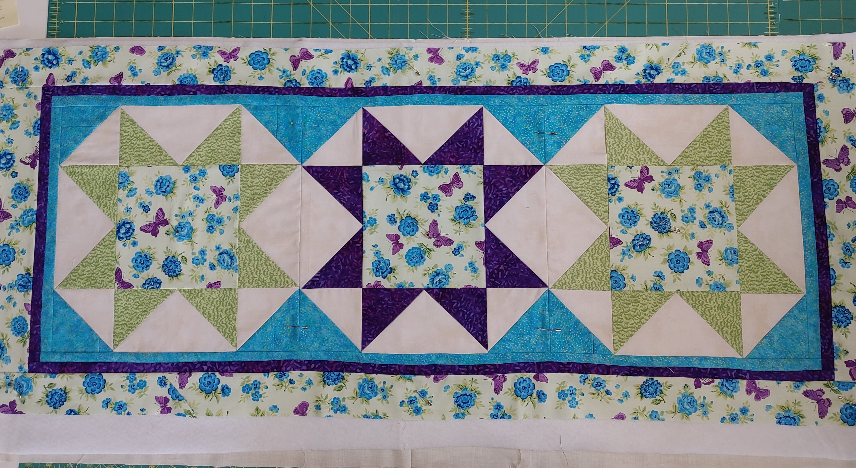 Easy Stars Runner Quilt Pattern Table Runner the Fabric | Etsy