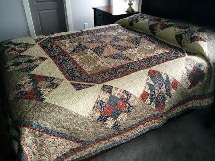 Block of the Month "twist the Night Away" Queen Quilt Pattern - Etsy