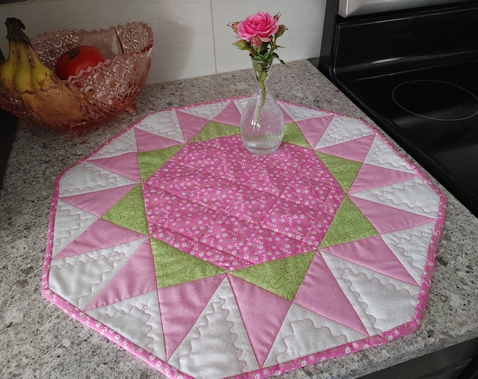 Instant Download. Very Easy to Make. Table Topper. Sunburst Pattern ...