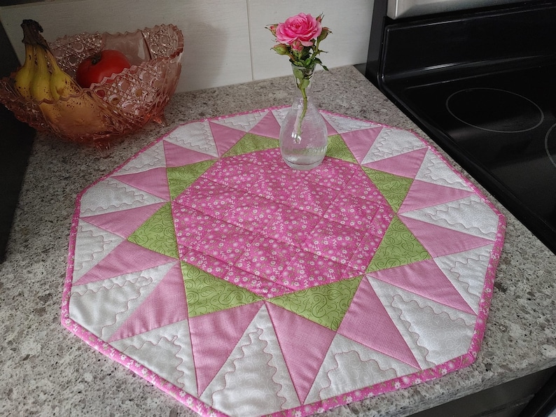 Sunburst Table Topper Pattern. INSTANT DOWNLOAD. Pdf Pattern Easy Table ...
