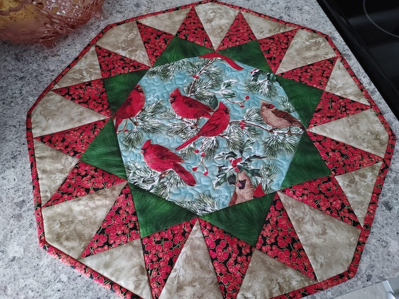 Sunburst Table Topper Pattern. INSTANT DOWNLOAD. Pdf Pattern Easy Table ...