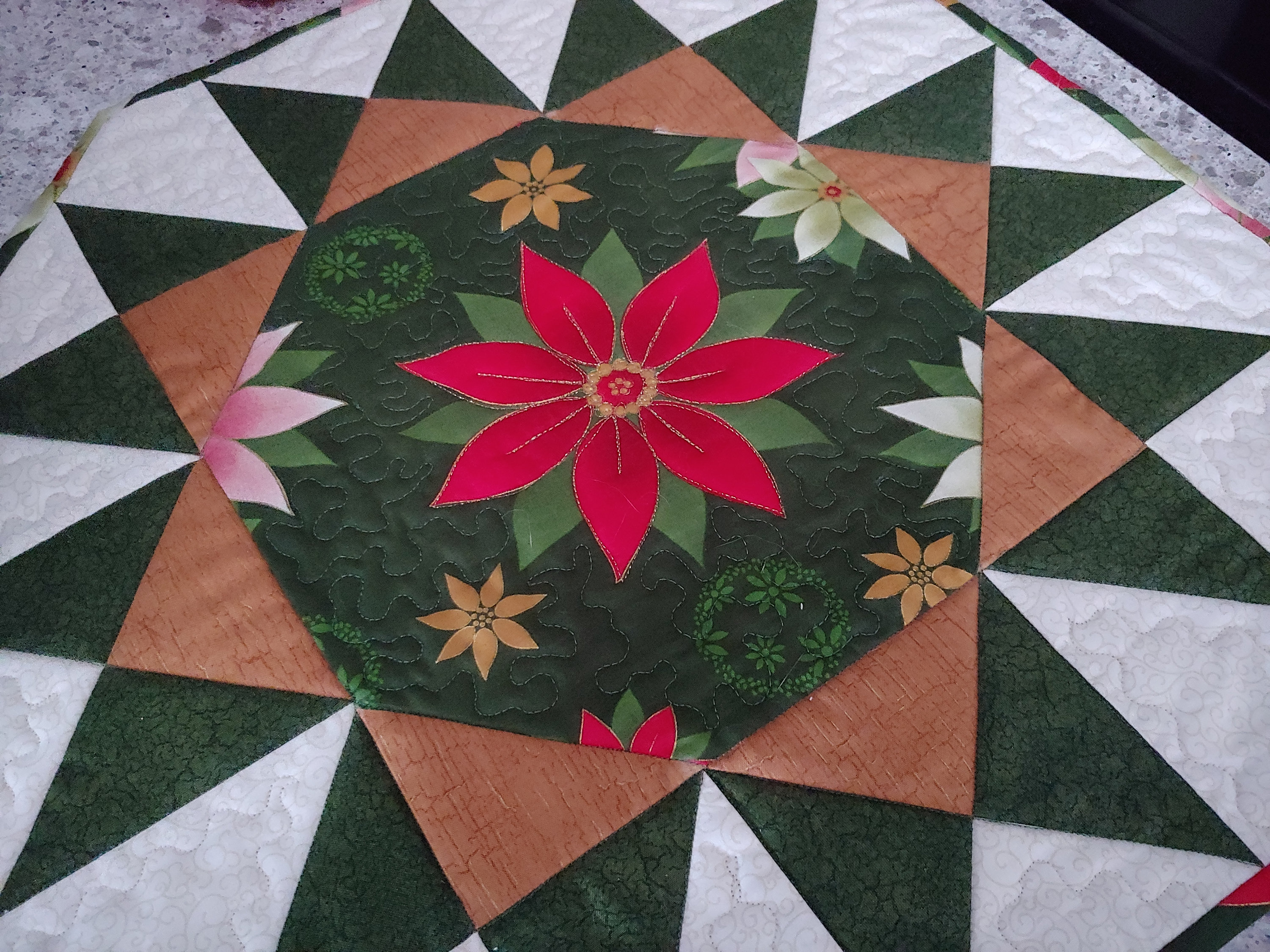 Sunburst Table Topper Pattern. Instant Download. Easy Table - Etsy