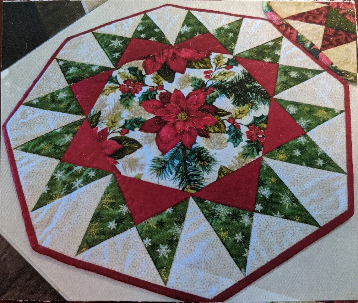 Sunburst Table Topper Pattern. INSTANT DOWNLOAD. Pdf Pattern Easy Table ...